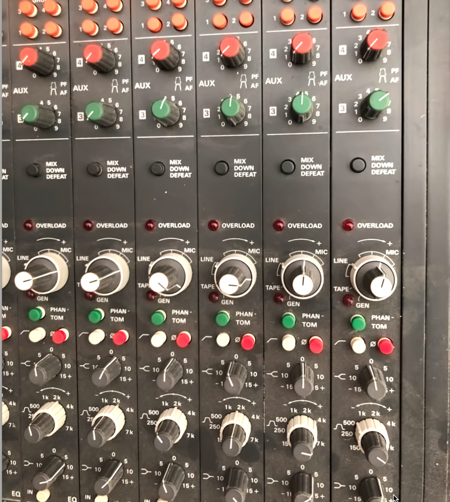 vintagetools shop | STUDER 963 Mixer 32/8/4 with cables and patchfield