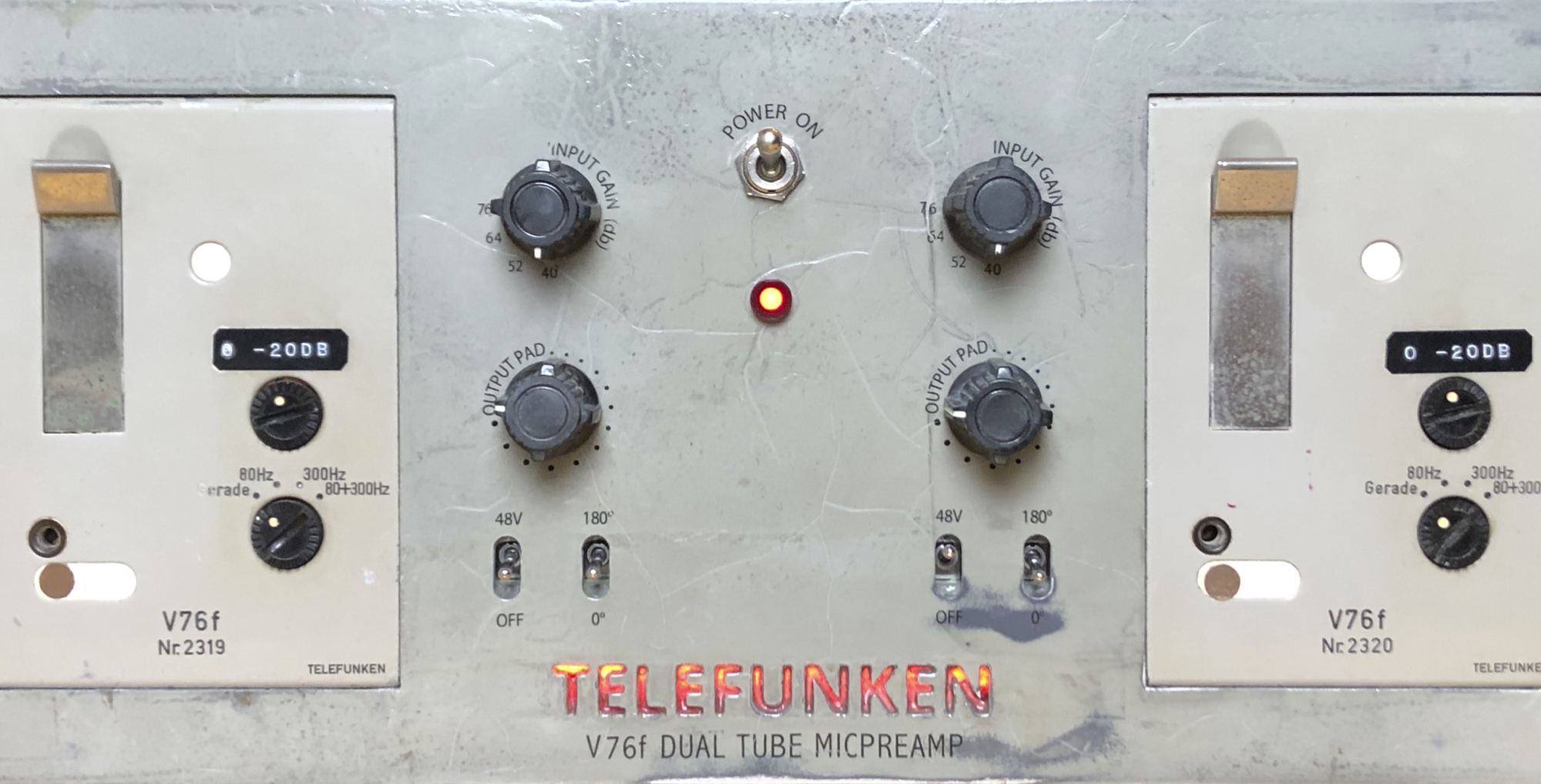 vintagetools shop | VTCR TELEFUNKEN V76f | 2-ch rack